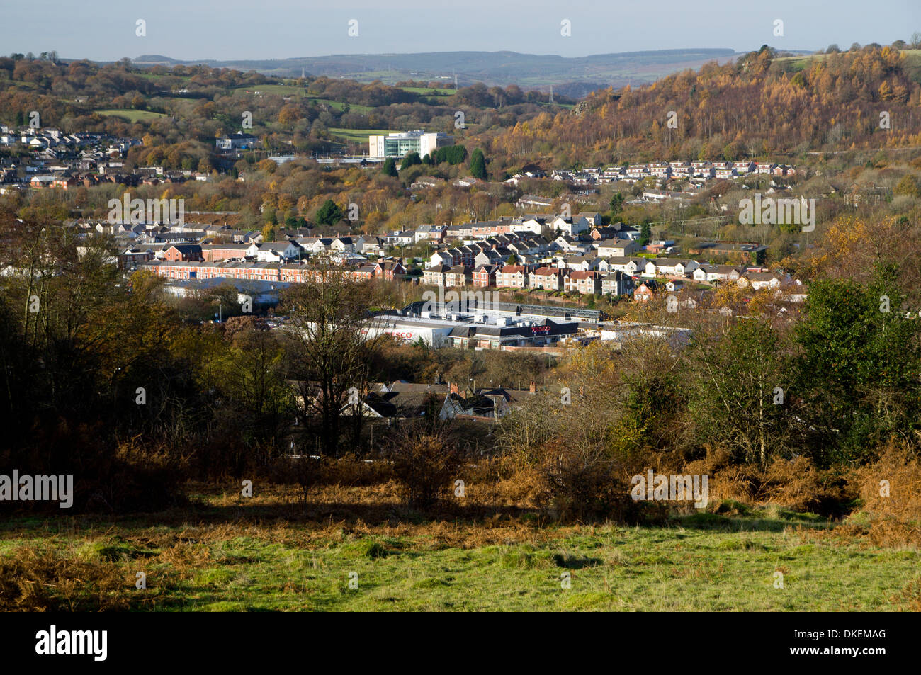 Rhymney mining village hi-res stock photography and images - Alamy