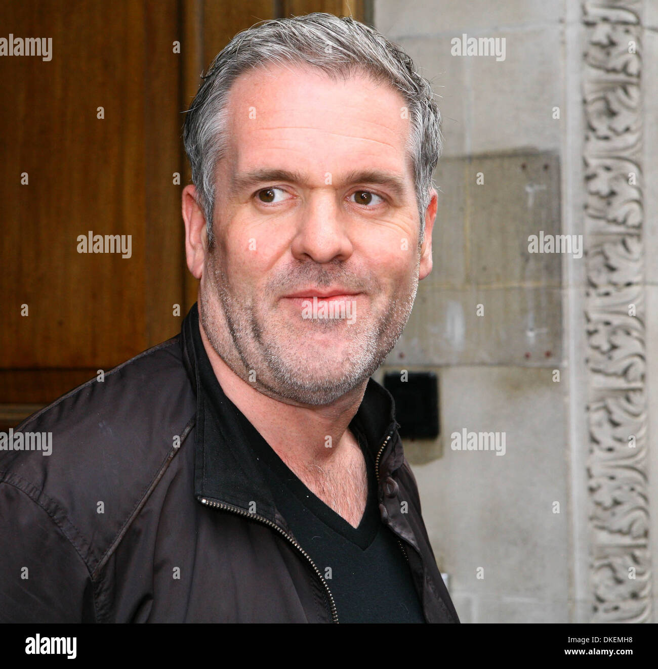 Chris Moyles leaves BBC Radio 1 studios after presenting his breakfast ...