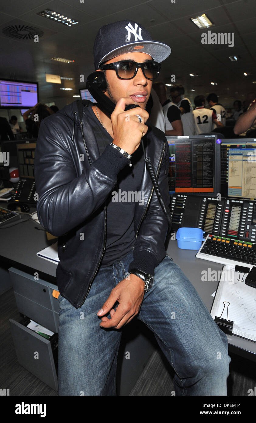 Lewis Hamilton BGC Annual Global Charity Day held at Churchill Place ...