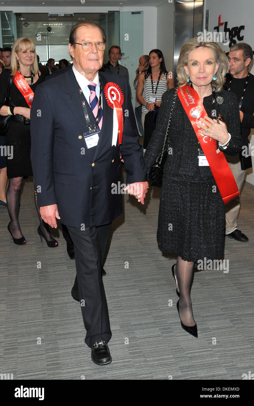 Sir Roger and Lady Moore aka Kiki Tholstrup BGC Annual Global Charity ...