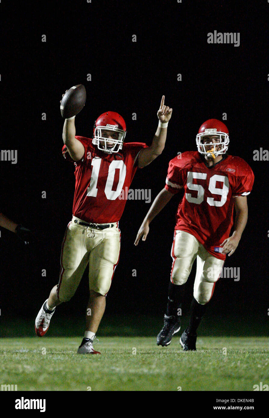 May 28, 2009-- Dunedin, Fla. -- Dunedin linebacker Ali Cheaib (10 ...