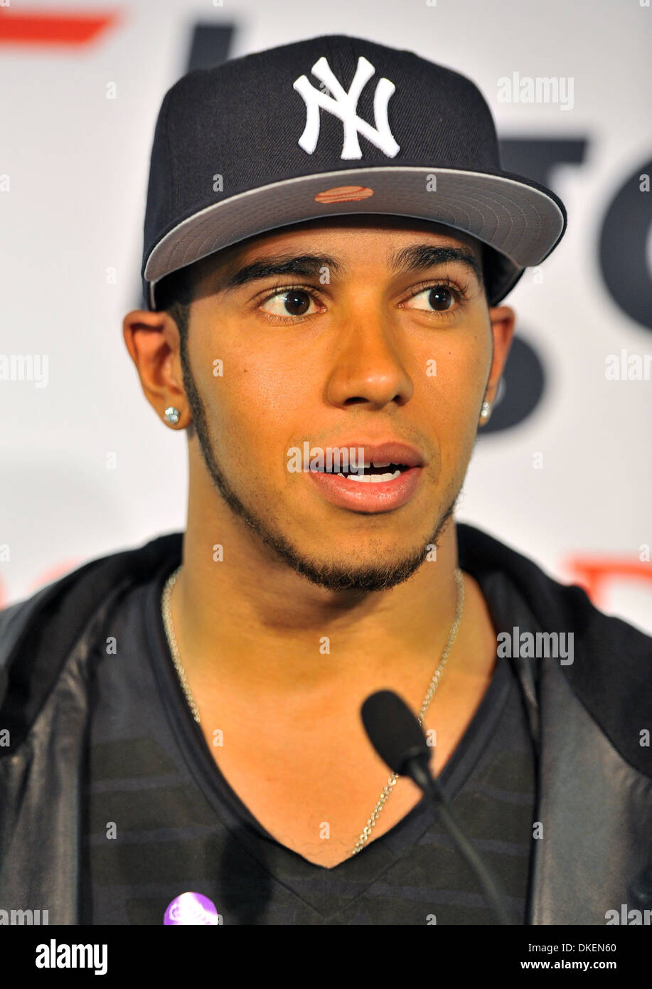 Lewis Hamilton BGC Annual Global Charity Day held at Churchill Place ...