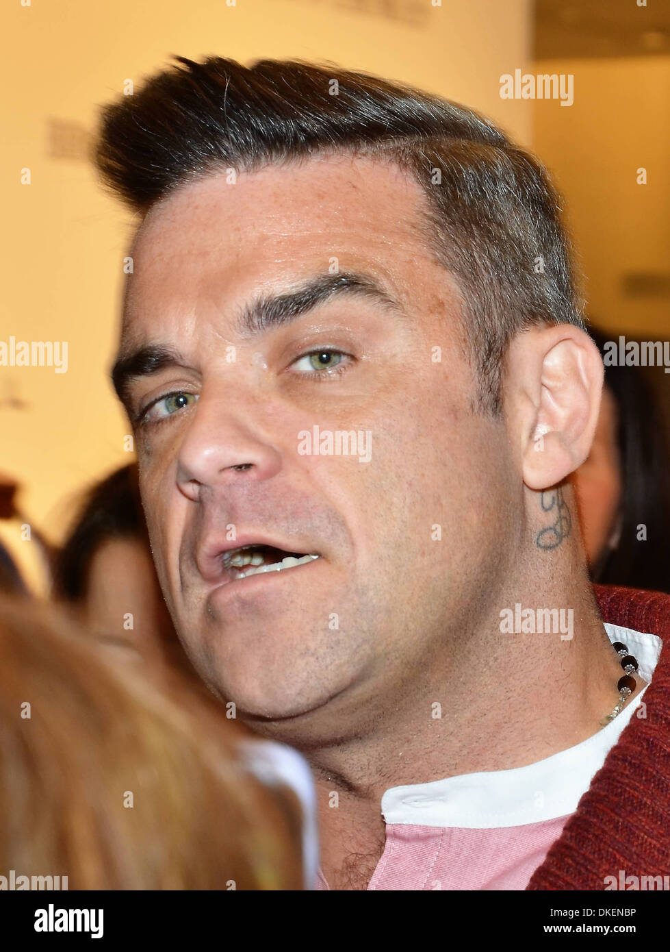 Robbie Williams Robbie Williams launches his menswear clothes label ...