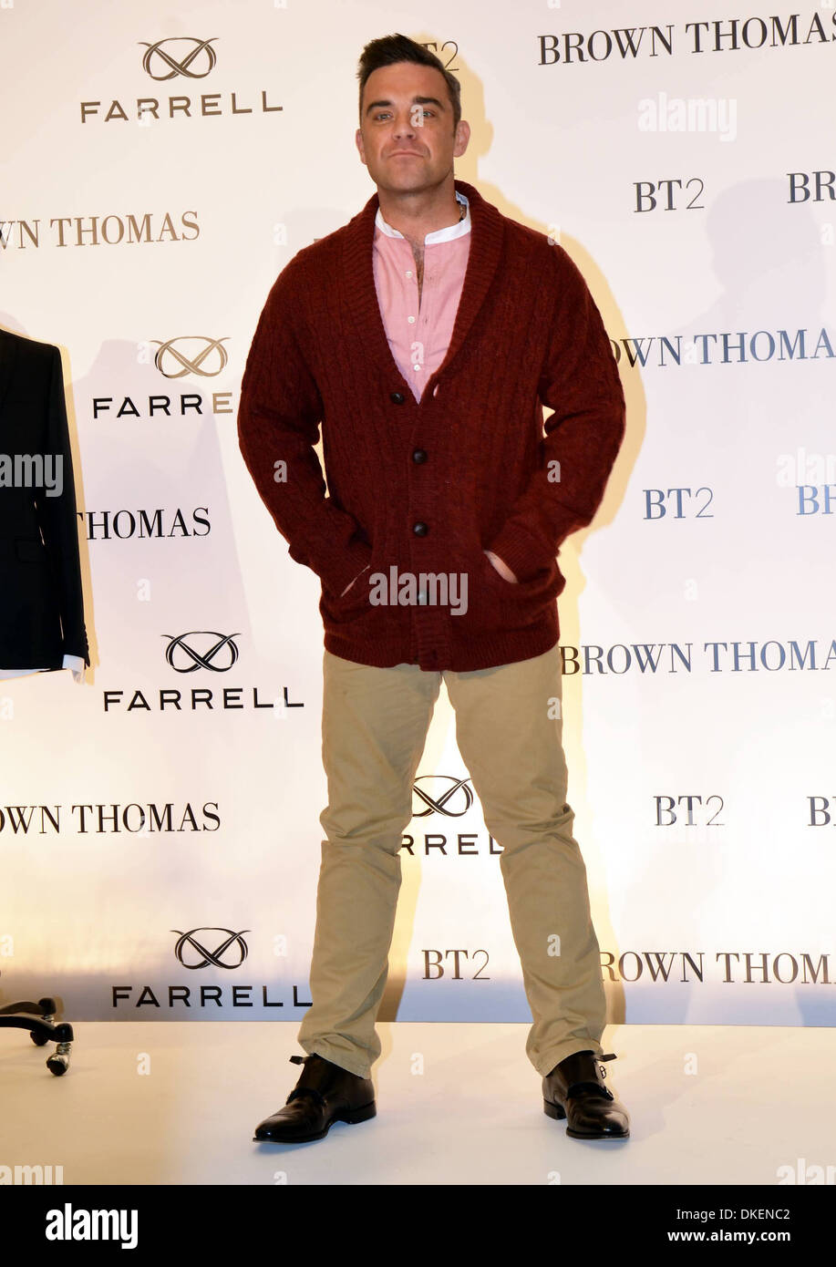 Robbie Williams Robbie Williams launches his menswear clothes label ...