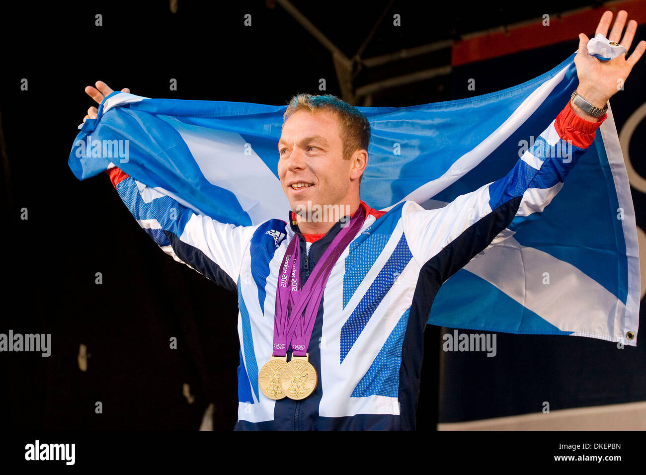 Chris Hoy official homecoming parade for Scotland's Olympic and ...