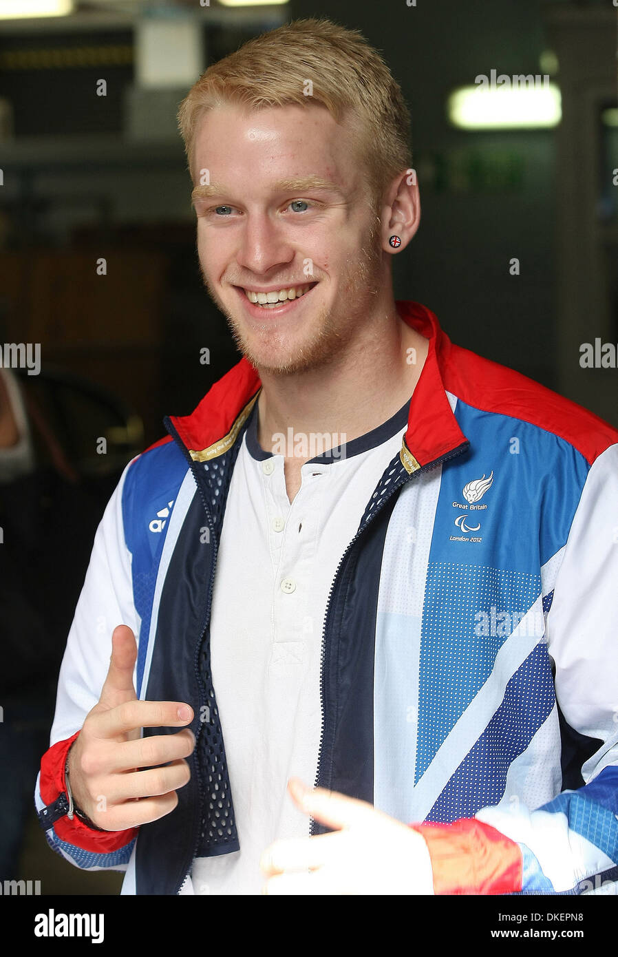 Jamie peacock outside the itv studios london hi-res stock photography ...