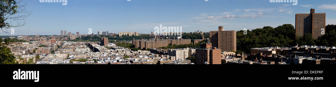 Panorama of the Inwood Neighborhood of Manhattan in New York City Stock ...