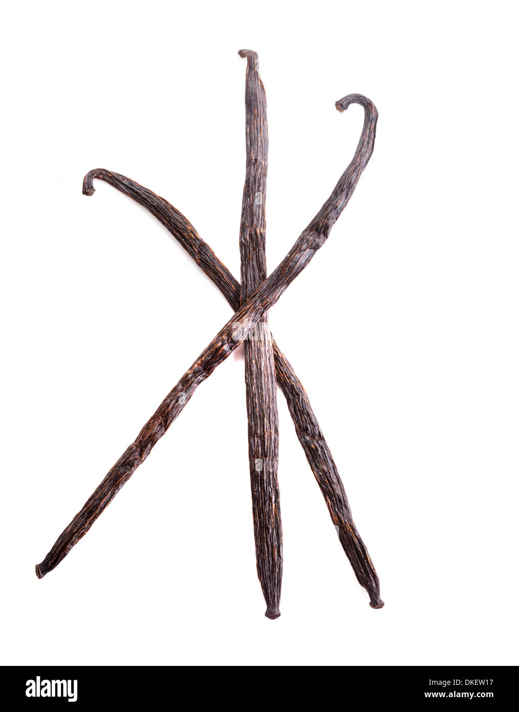 Vanilla pods isolated on the white background Stock Photo - Alamy