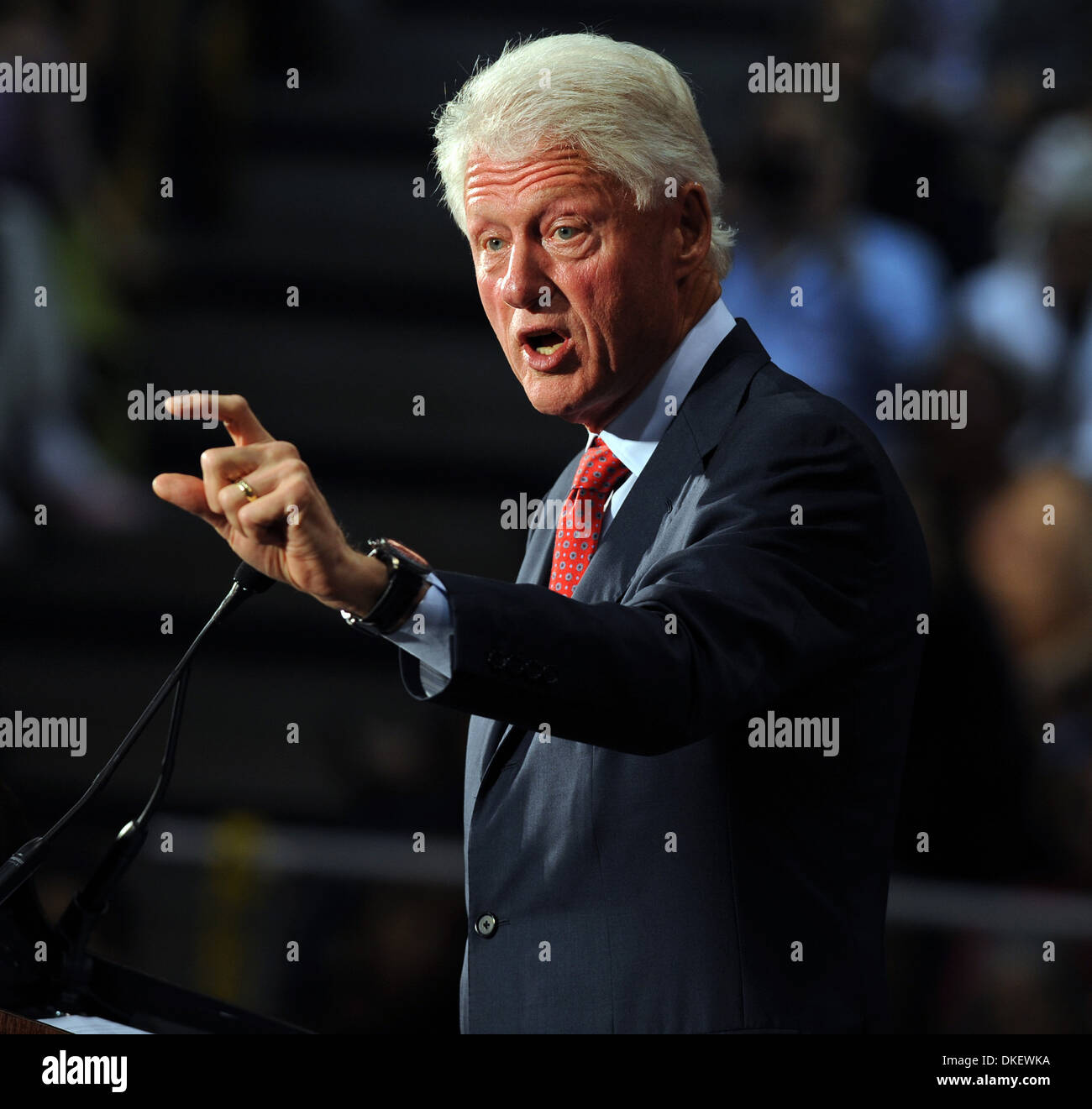Former US president Bill Clinton speaks at Florida International ...