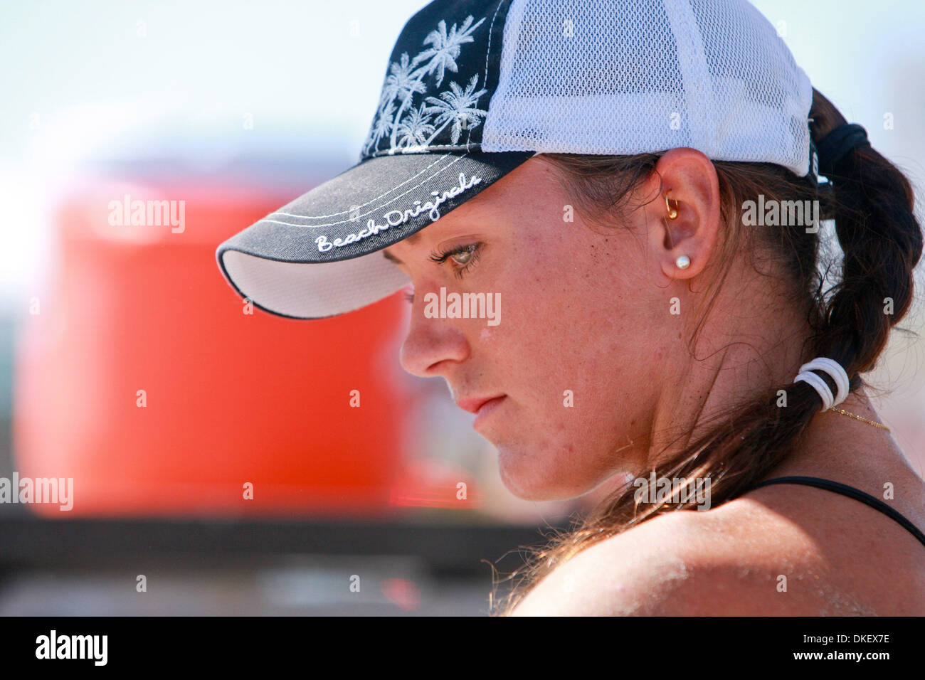 14 Aug 2009: Christal Morrison during the AVP Pro volleyball tour in ...