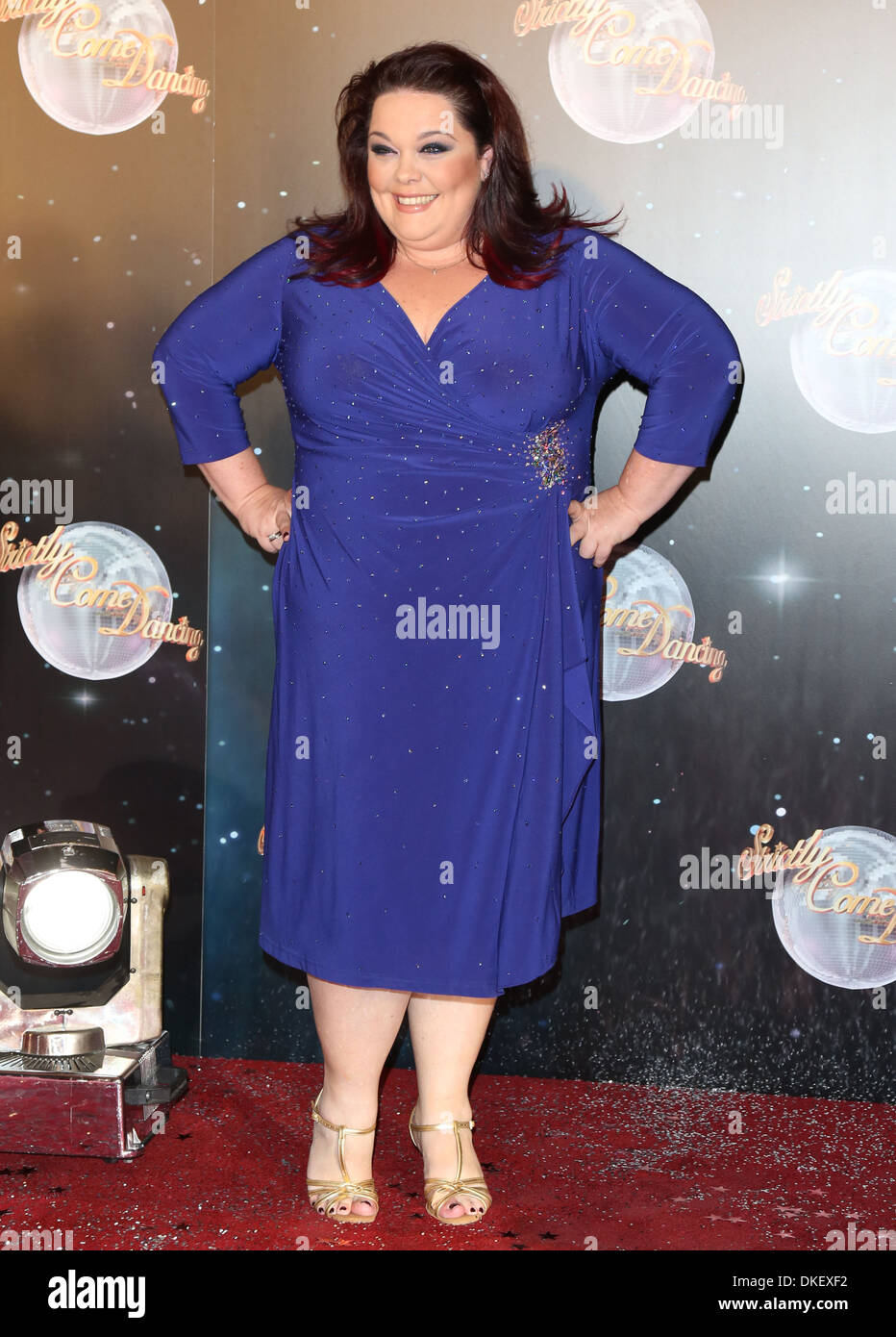 Lisa Riley Strictly Come Dancing 2012 launch - Arrivals London, England ...