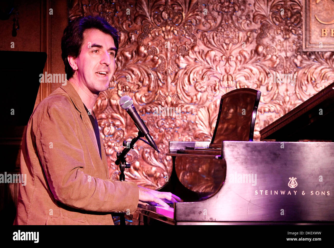 Jason Robert Brown in rehearsals for his concert at '54 Below ...