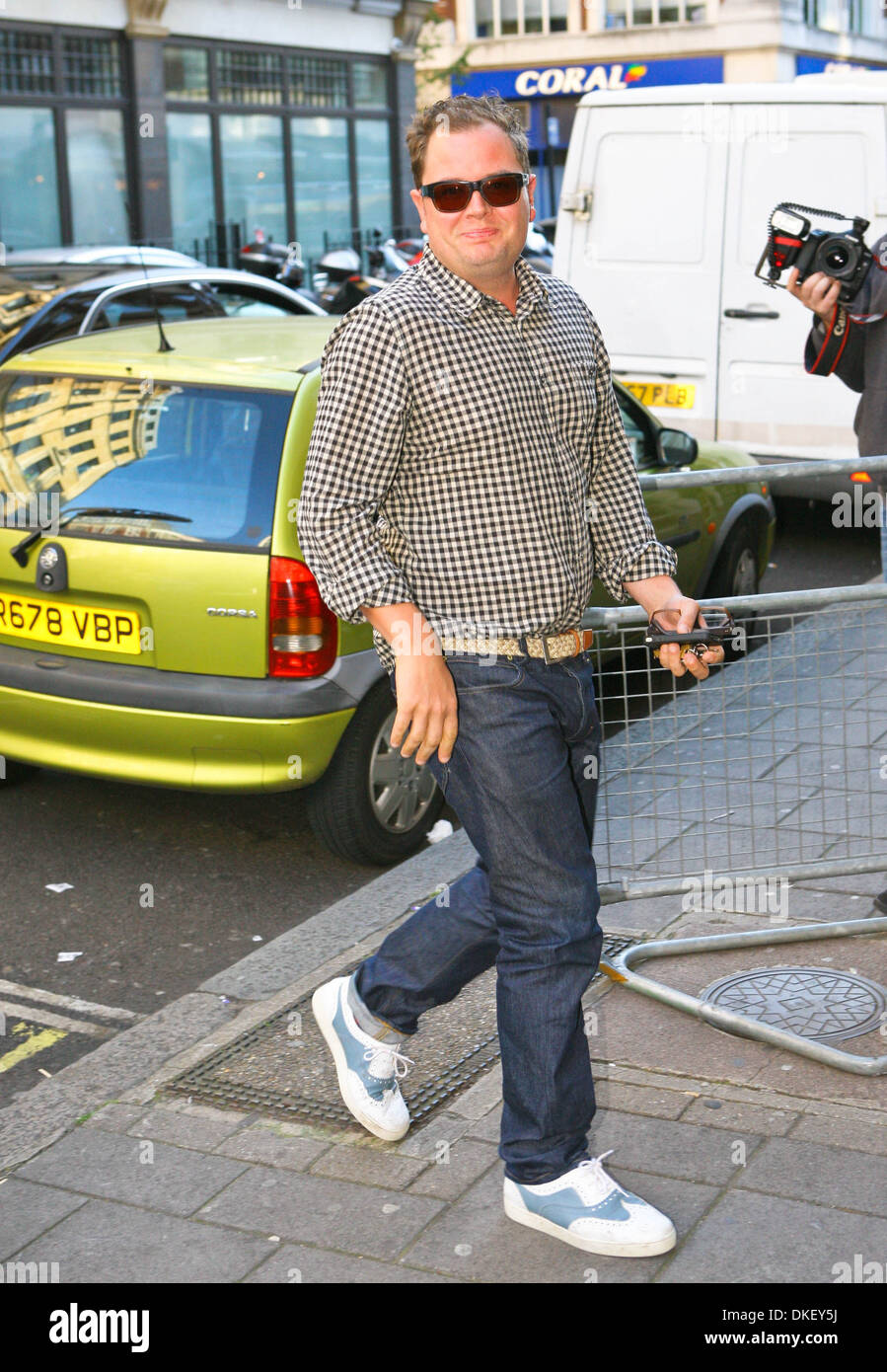Alan carr at the radio 1 studios london hi-res stock photography and ...