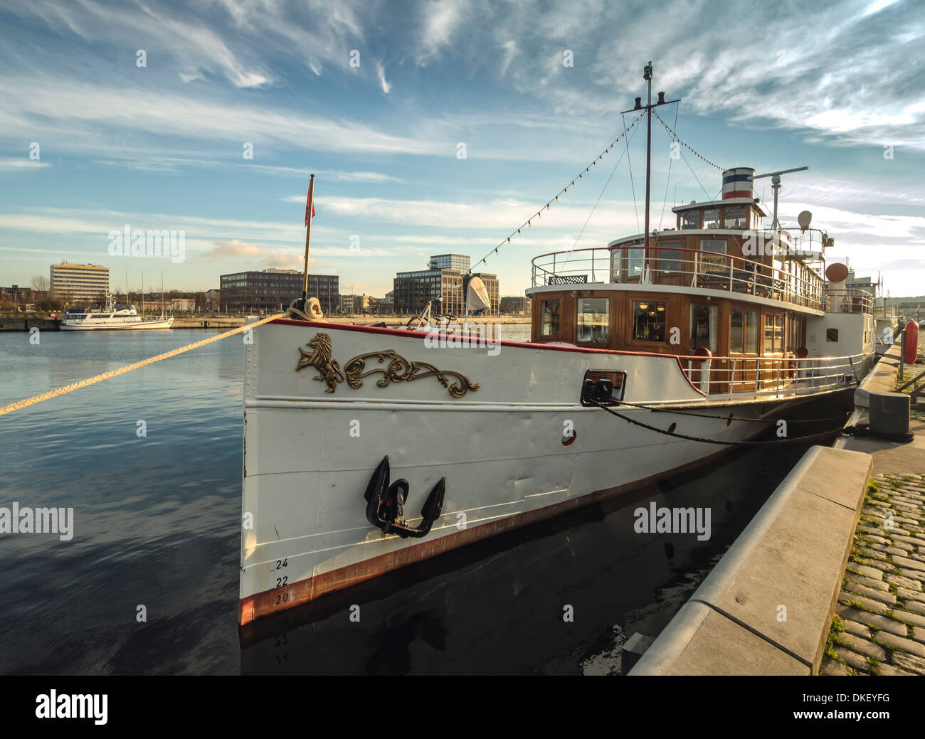 Paddle steamer Freya from Kiel, Old ship from 1905 Stock Photo - Alamy