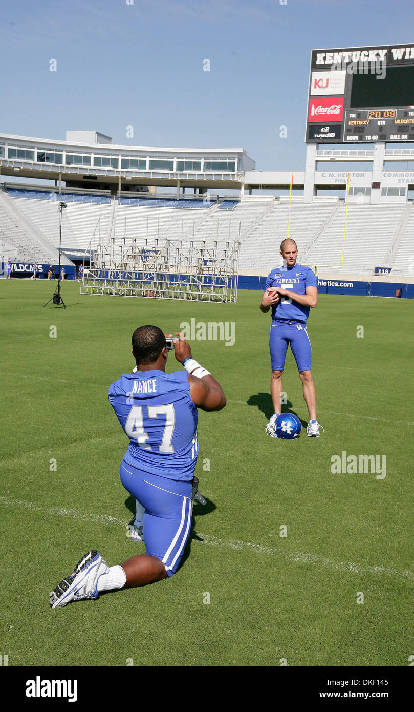 47- A.J. Nance took his own photo of quarterback Mike Hartline during ...