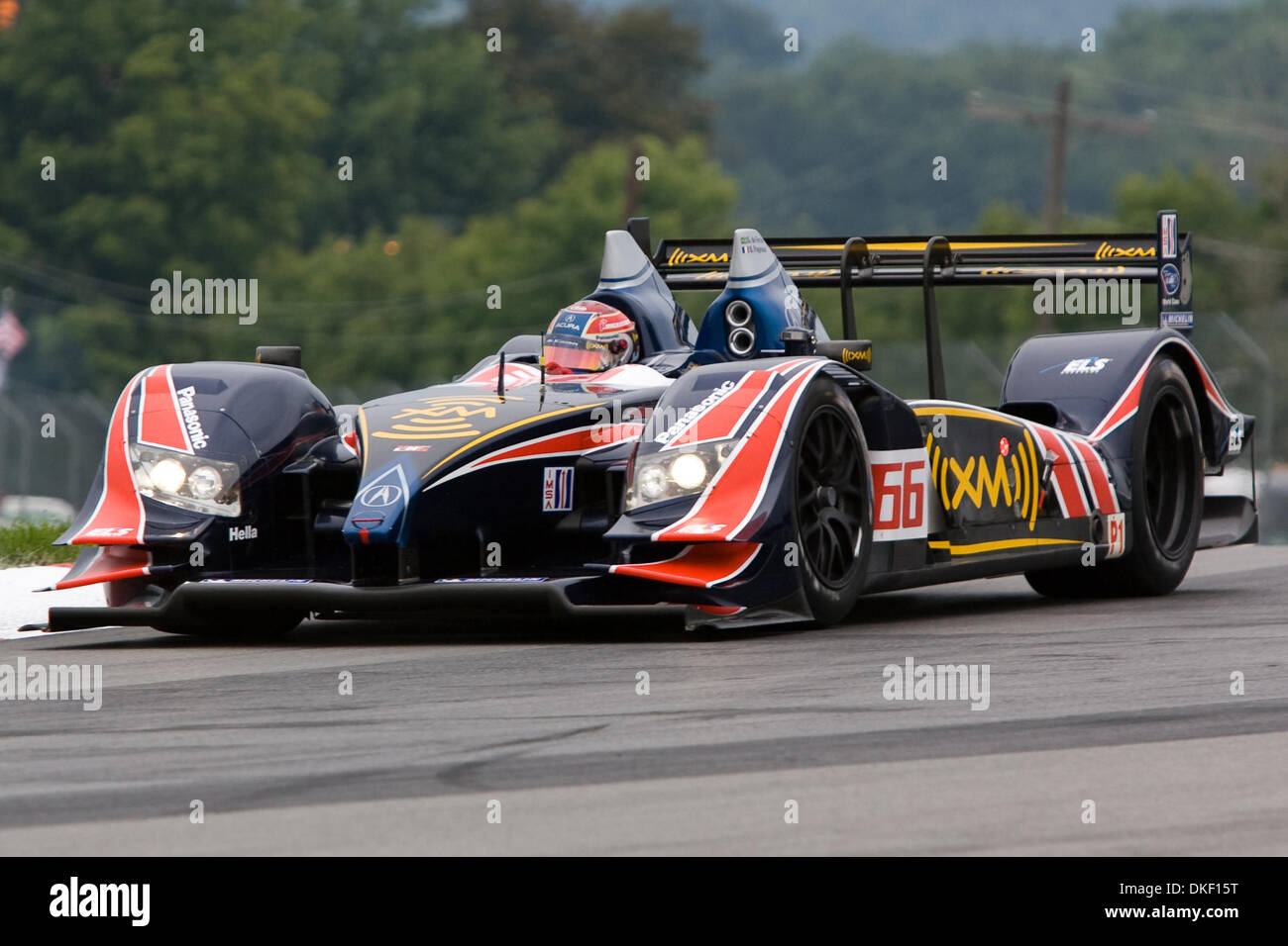 08 August 2009: The 66 de Ferran Motorsports car driven by Gil de ...