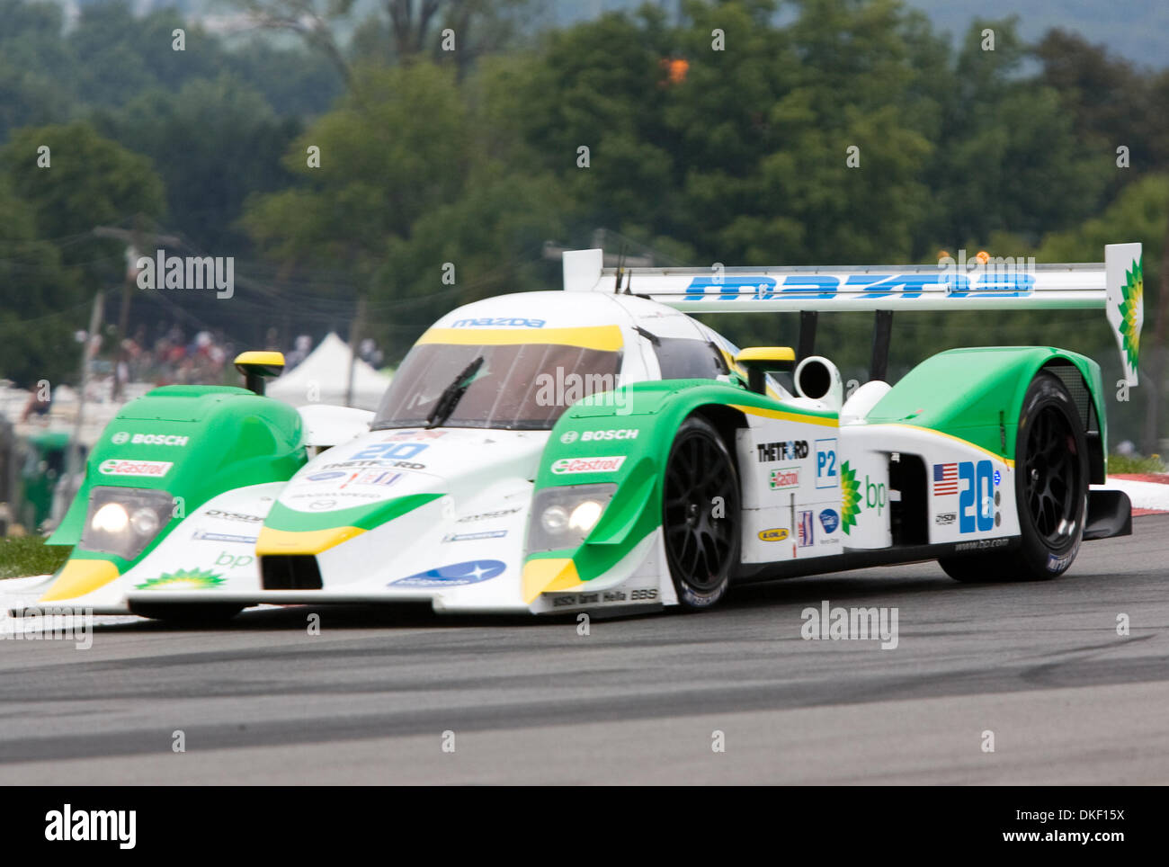 08 August 2009: The 20 Dyson Racing Team car driven by Butch Leitzinger ...