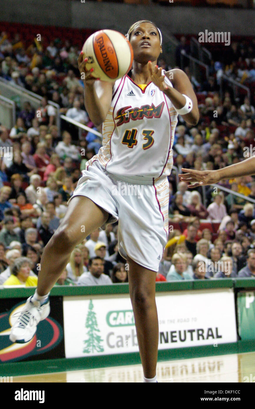 8 August 2009: Ashley Robinson (43) during the Seattle Storm 70-69 ...