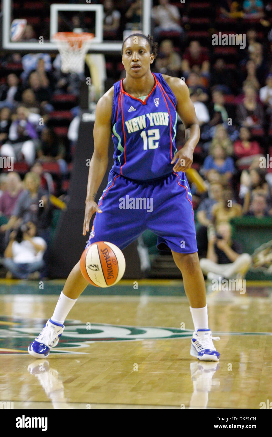 8 August 2009: Loree Moore (12) during the Seattle Storm 70-69 victory ...