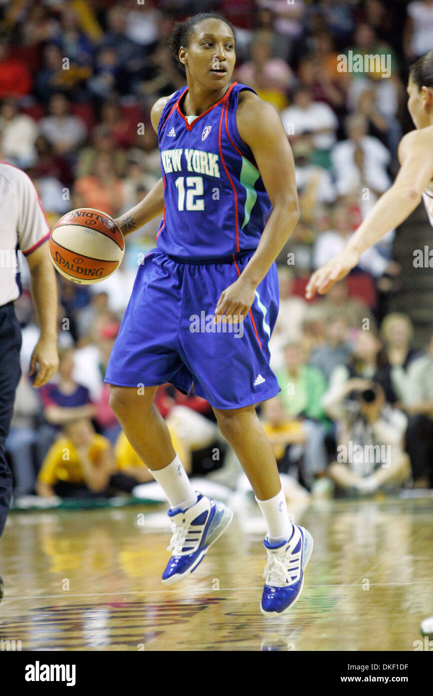 8 August 2009: Loree Moore (12) during the Seattle Storm 70-69 victory ...