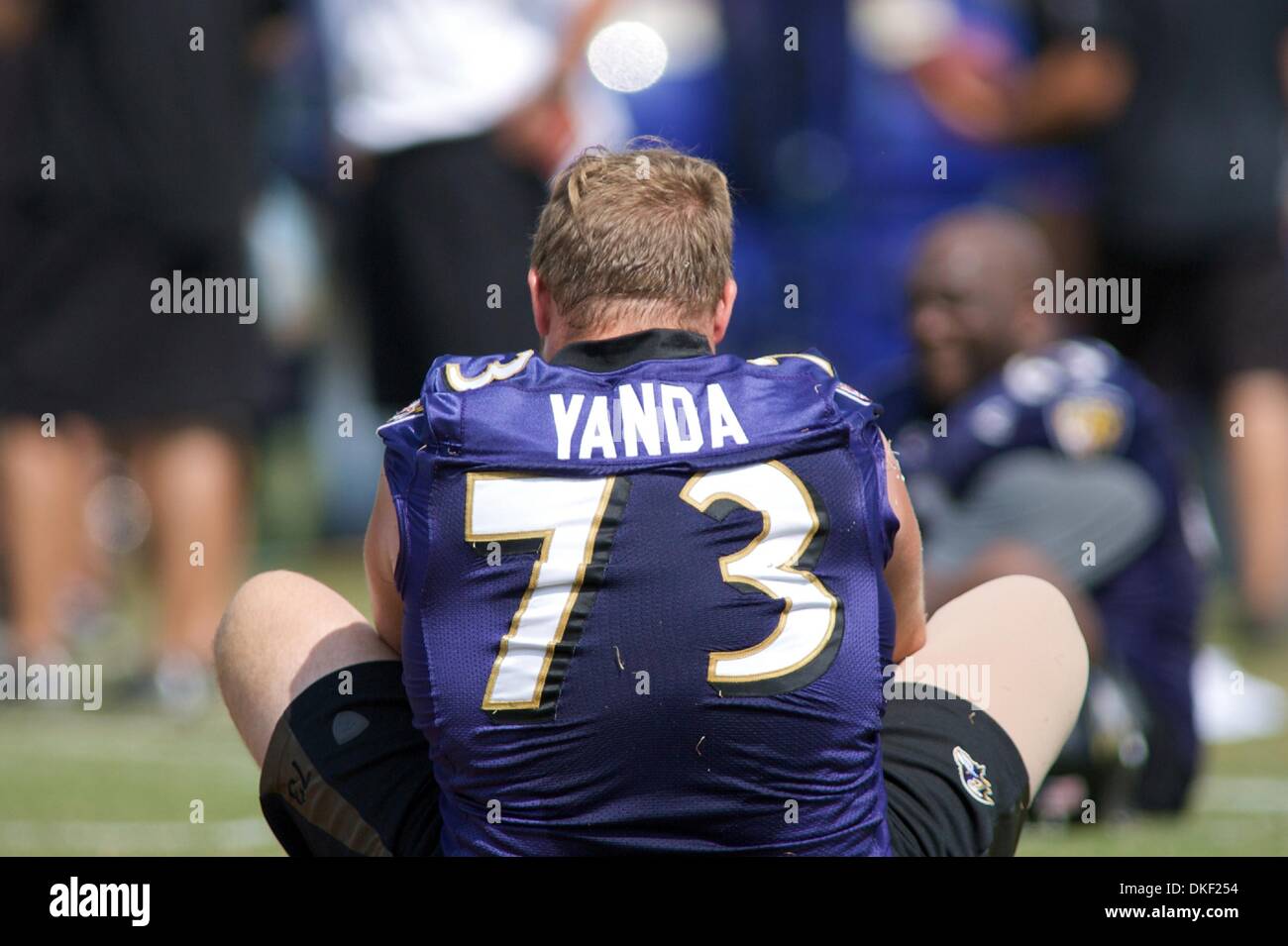 11 Aug. 2009: Baltimore Ravens Tackle Marshal Yanda during the ...