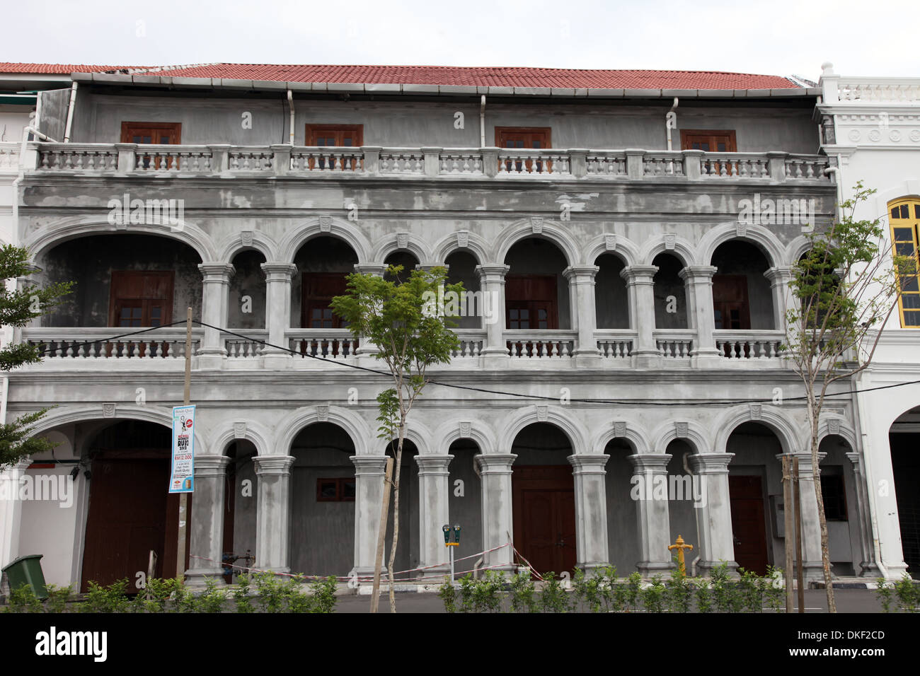 It's a photo in the streets of Georgetown in Penang in Malaysia. We can ...