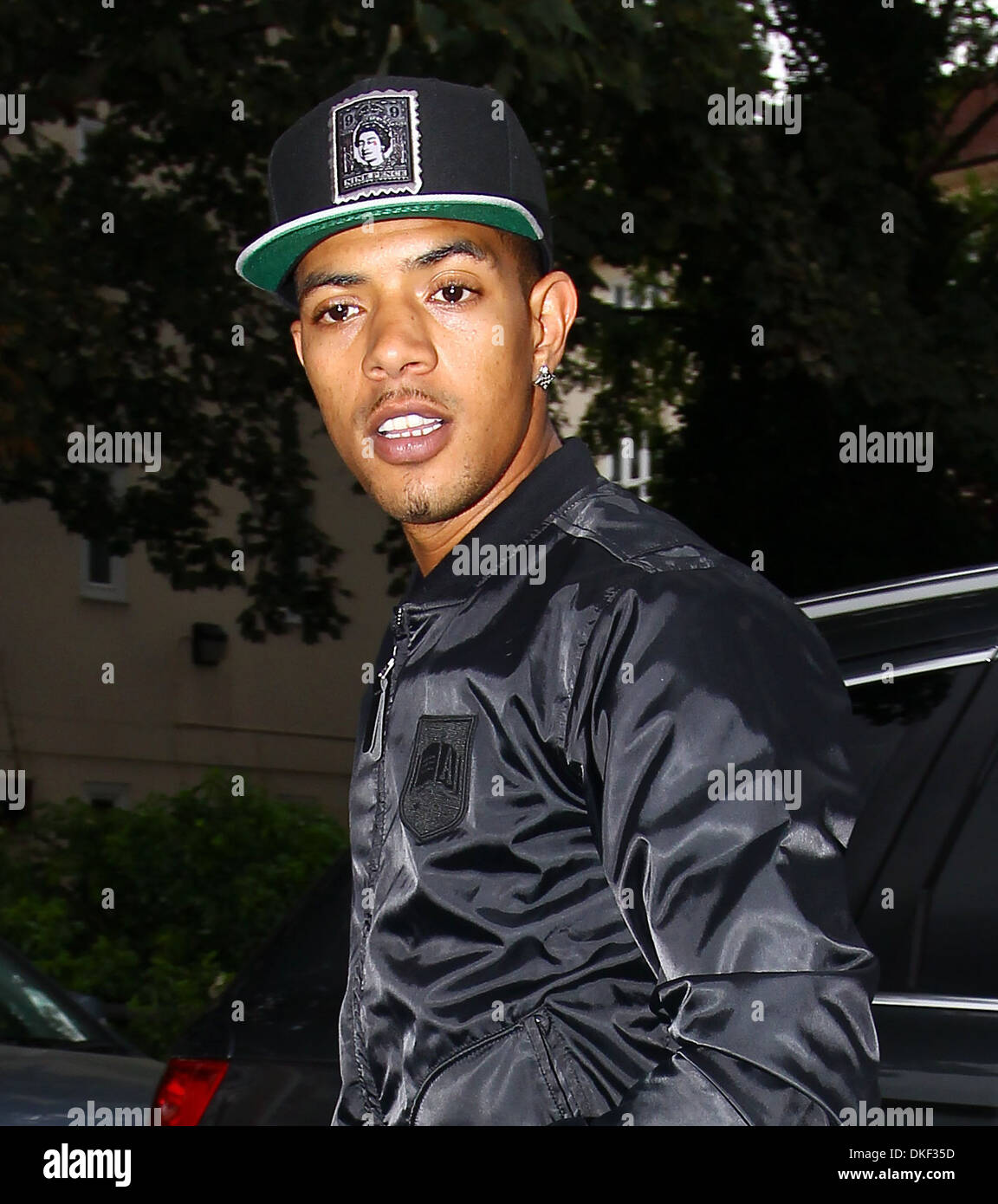 Fazer aka Richard Rawson arrives at Riverside studios to film ...