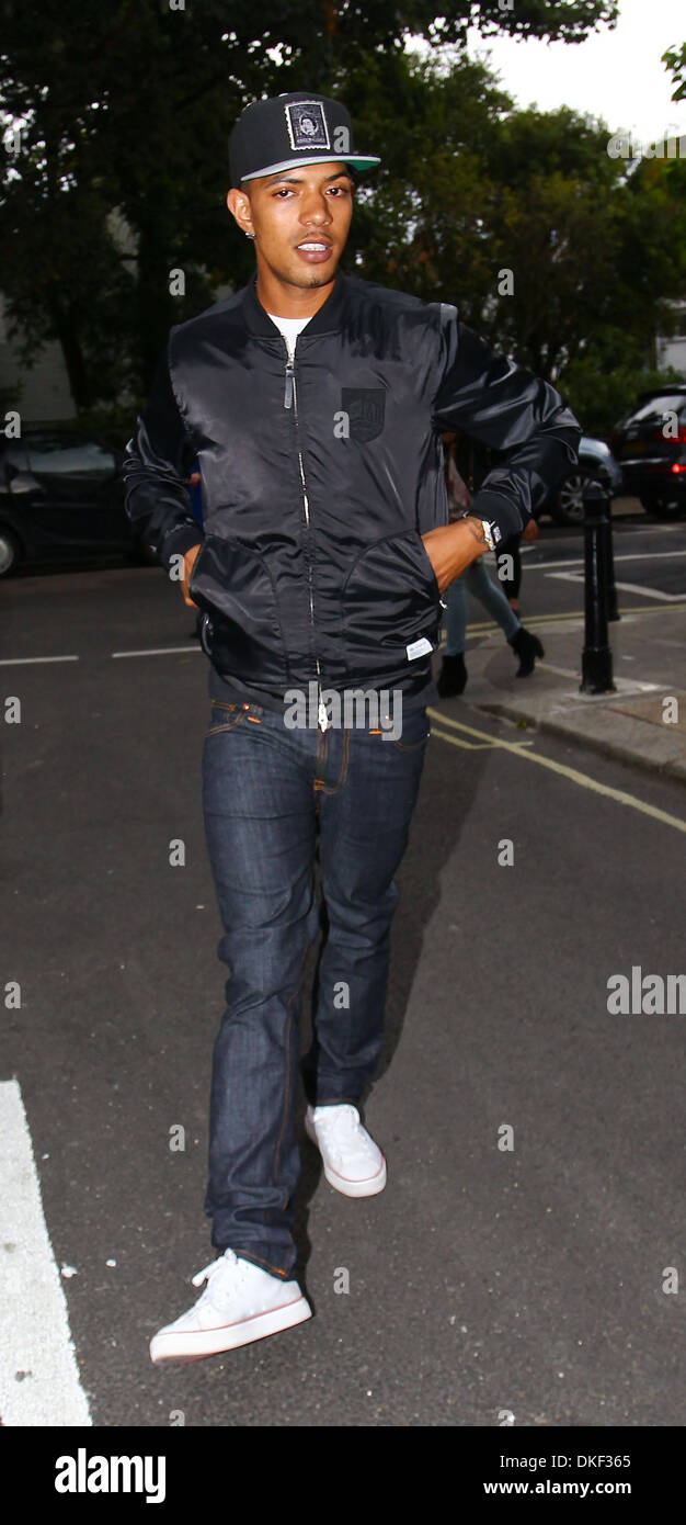 Fazer aka Richard Rawson arrives at Riverside studios to film ...