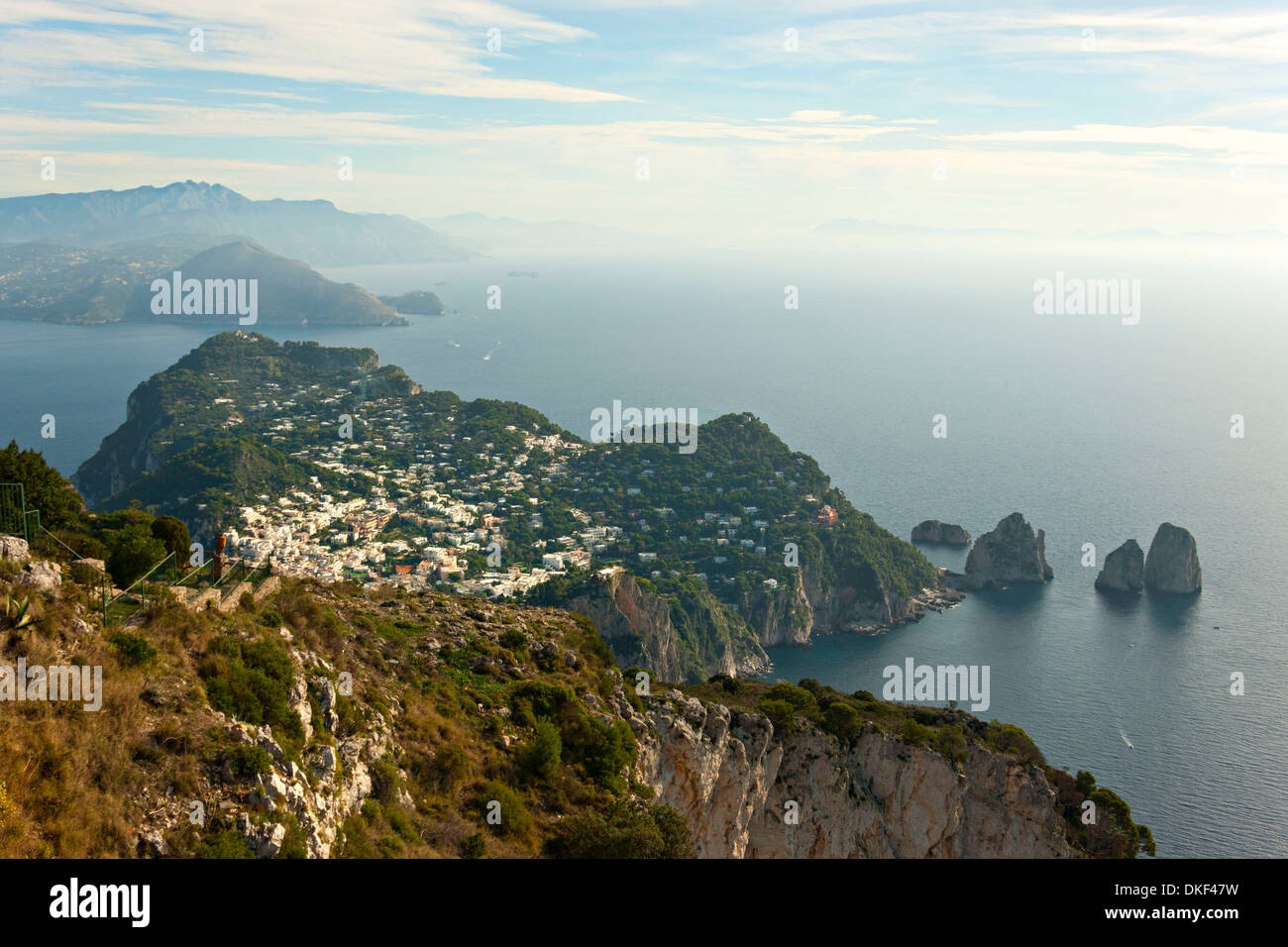 Blue skies over capri hi-res stock photography and images - Alamy