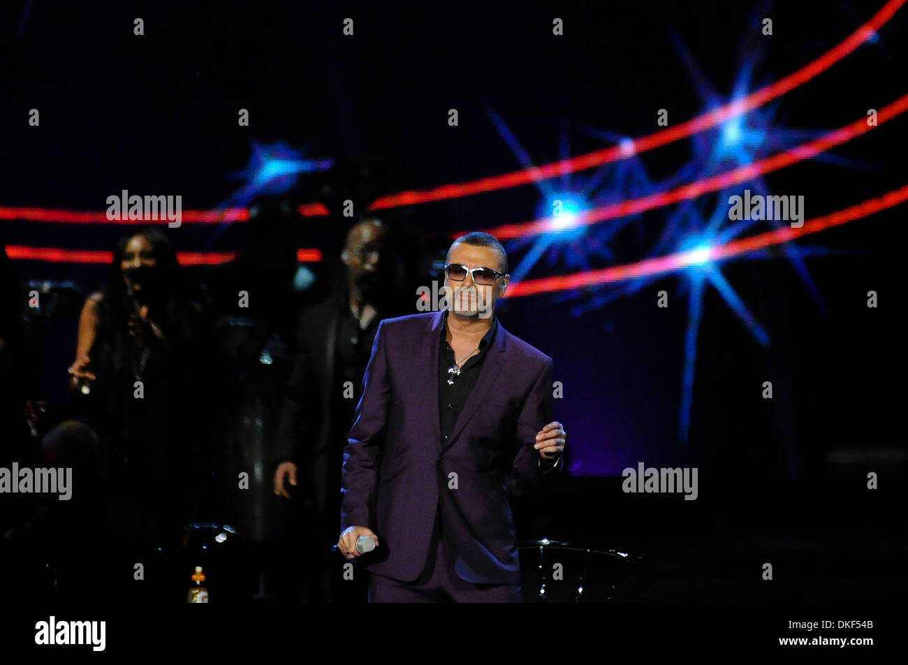 George Michael performing his Symphonica Tour at LG Arena Birmingham ...