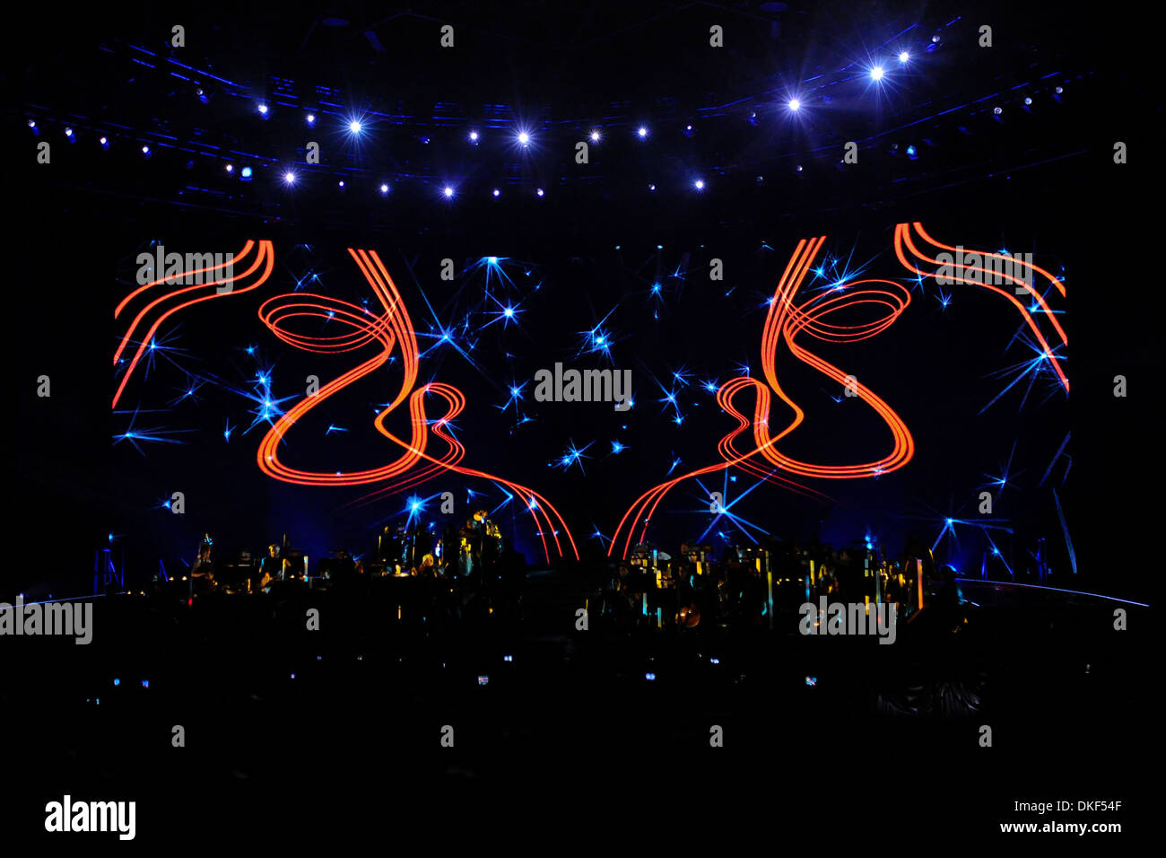 George Michael performing his Symphonica Tour at LG Arena Birmingham ...