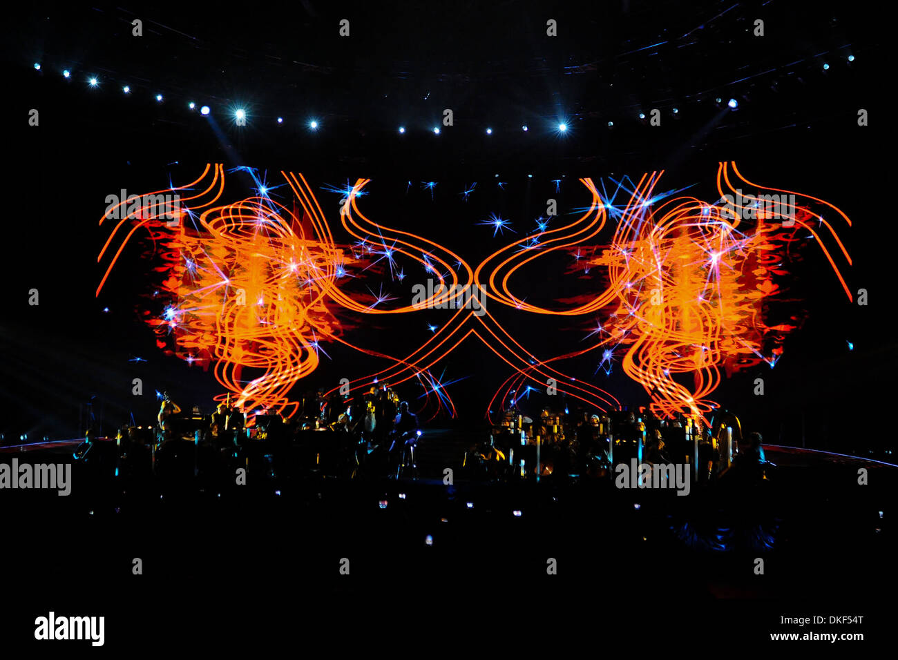 George Michael performing his Symphonica Tour at LG Arena Birmingham ...