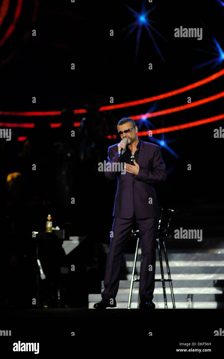 George Michael performing his Symphonica Tour at LG Arena Birmingham ...