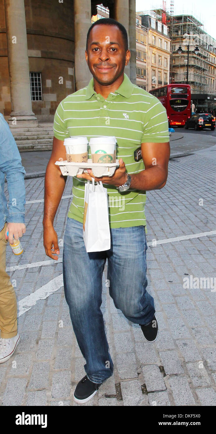 Andy Peters outside BBC Broadcasting House & Radio Theatre for Chris ...