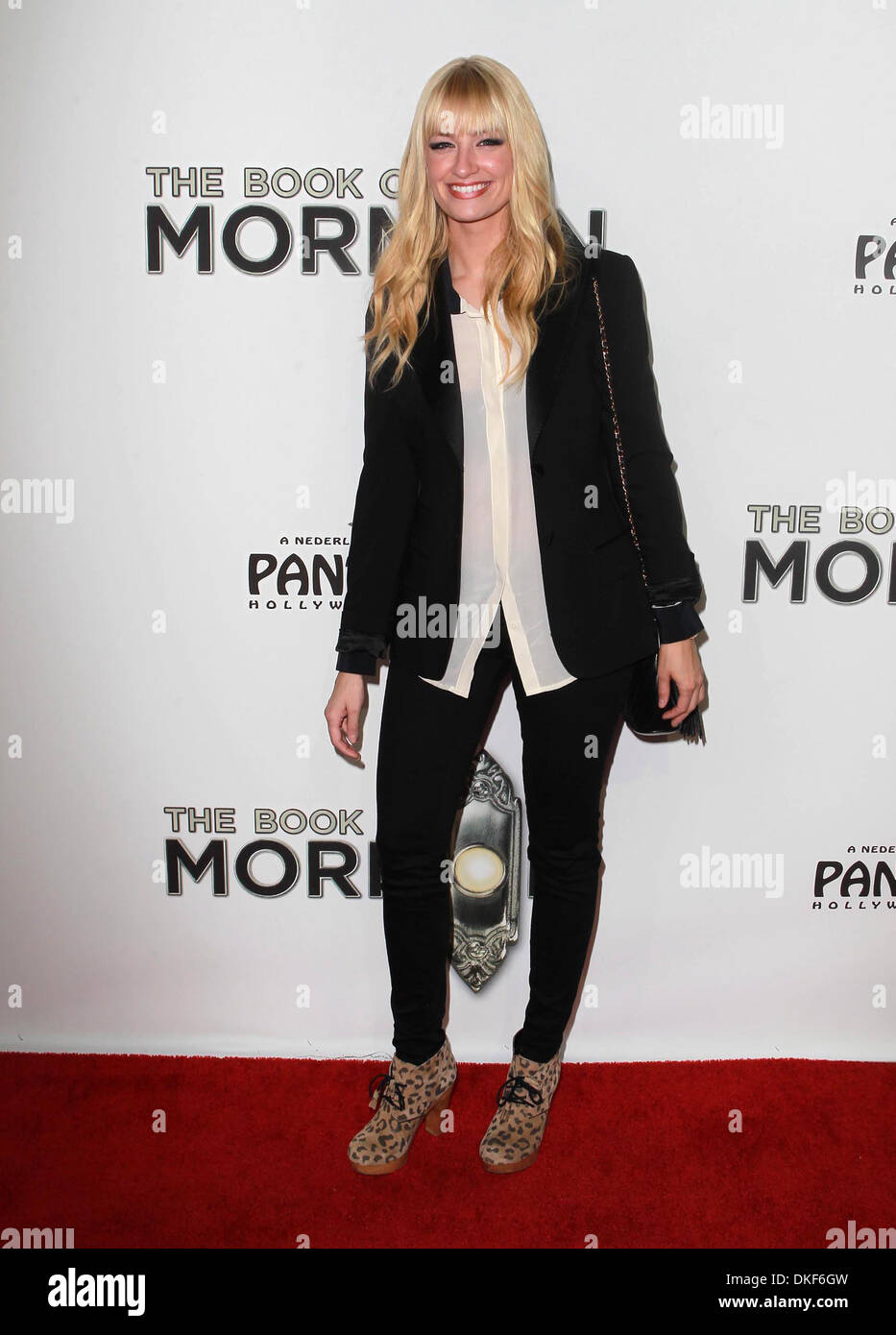 Beth Behrs 'The Book of Mormon' Opening night held at Pantages Theatre ...
