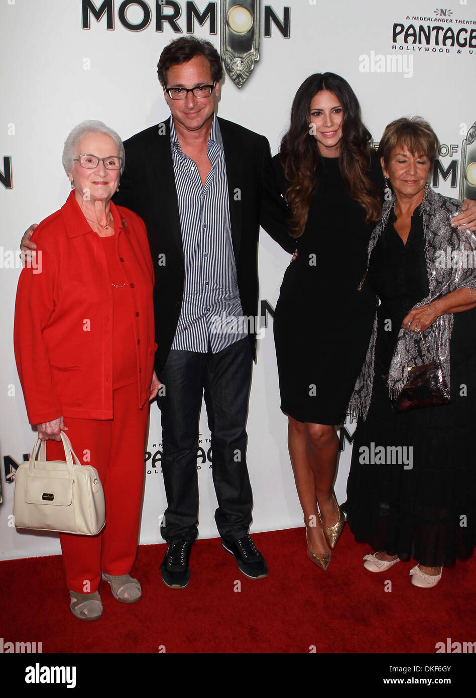 Bob Saget Hope Dworaczyk with their mothers 'The Book of Mormon ...