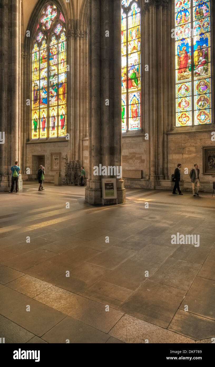 Cologne cathedral interior hi-res stock photography and images - Alamy