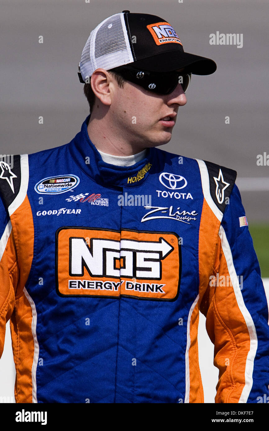 15 August 2009: Kyle Busch waits for his turn at the NASCAR Nationwide ...