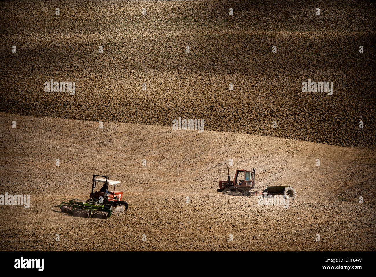 Cream tractor hi-res stock photography and images - Alamy