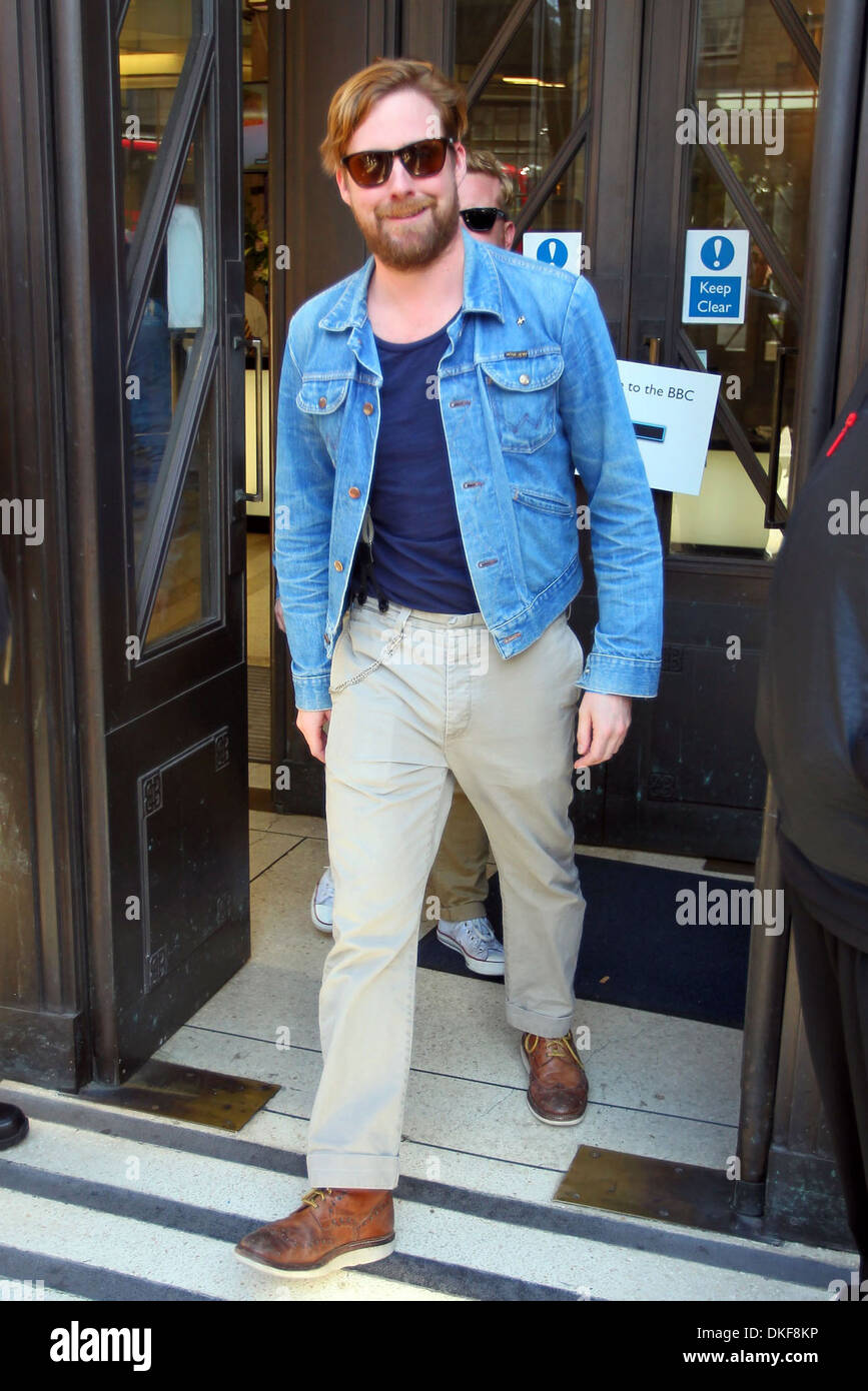 Ricky Wilson outside BBC Broadcasting House & Radio Theatre for Chris ...