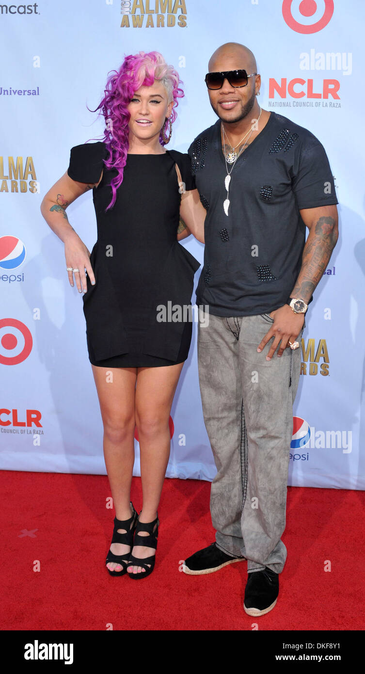 Flo Rida & Stayc Reign 2012 NCLR ALMA Awards held at Pasadena Civic ...