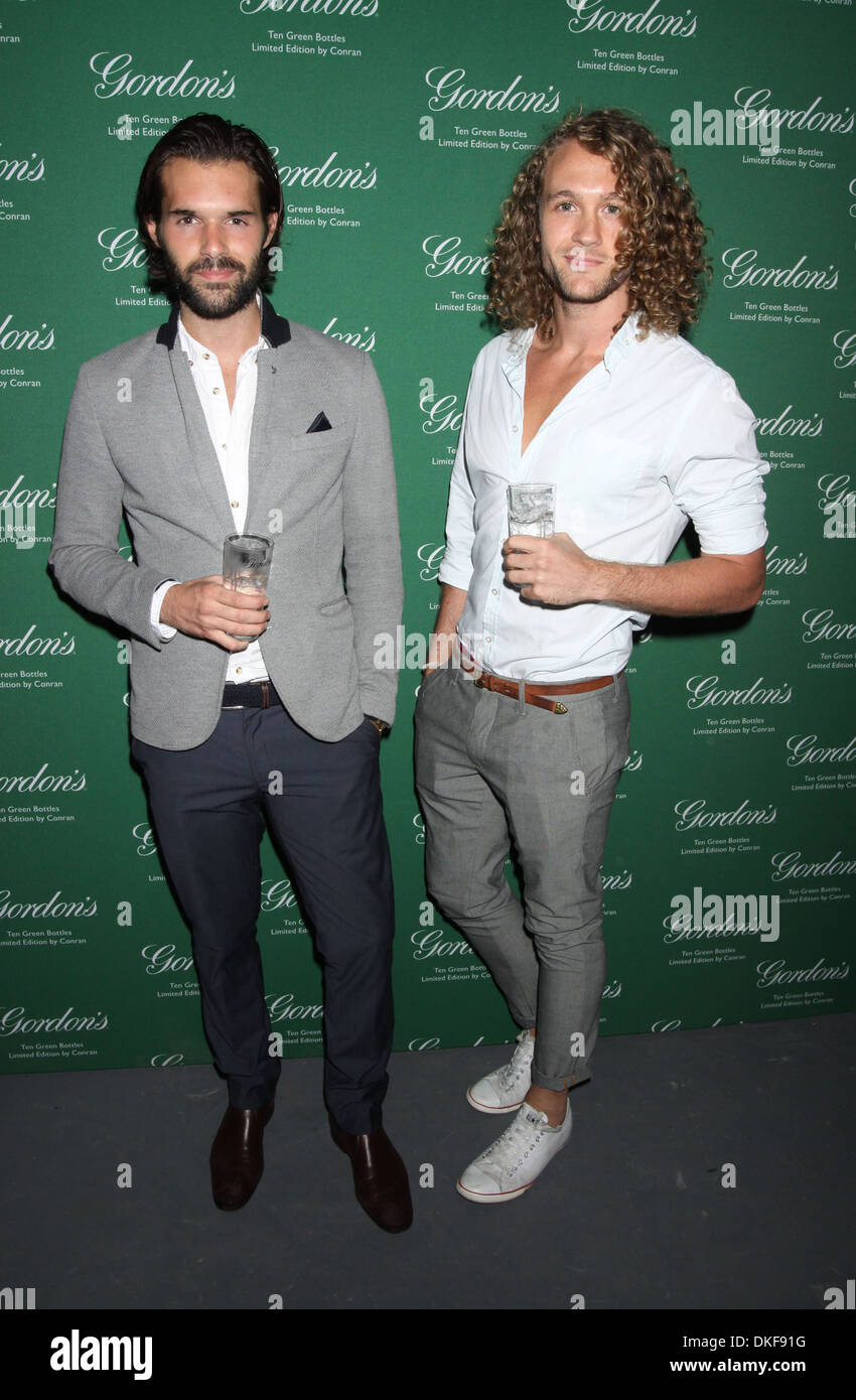 Bobby Sabel and Jonny Laidler Gordon's Gin Limited Edition Bottle ...