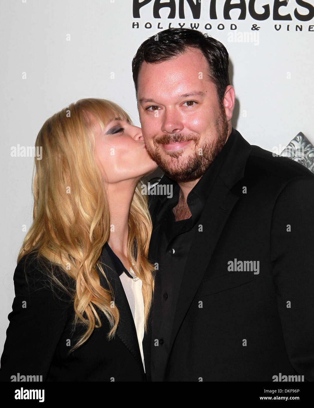 Beth Behrs and guest 'The Book of Mormon' Opening night held at ...
