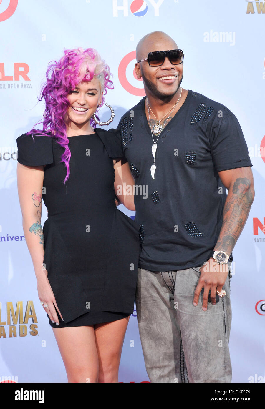 Flo Rida & Stayc Reign 2012 NCLR ALMA Awards held at Pasadena Civic ...
