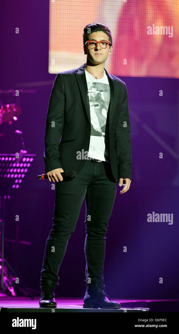 Piero Barone of Il Volo performs at Fillmore Miami Beach Miami Beach ...