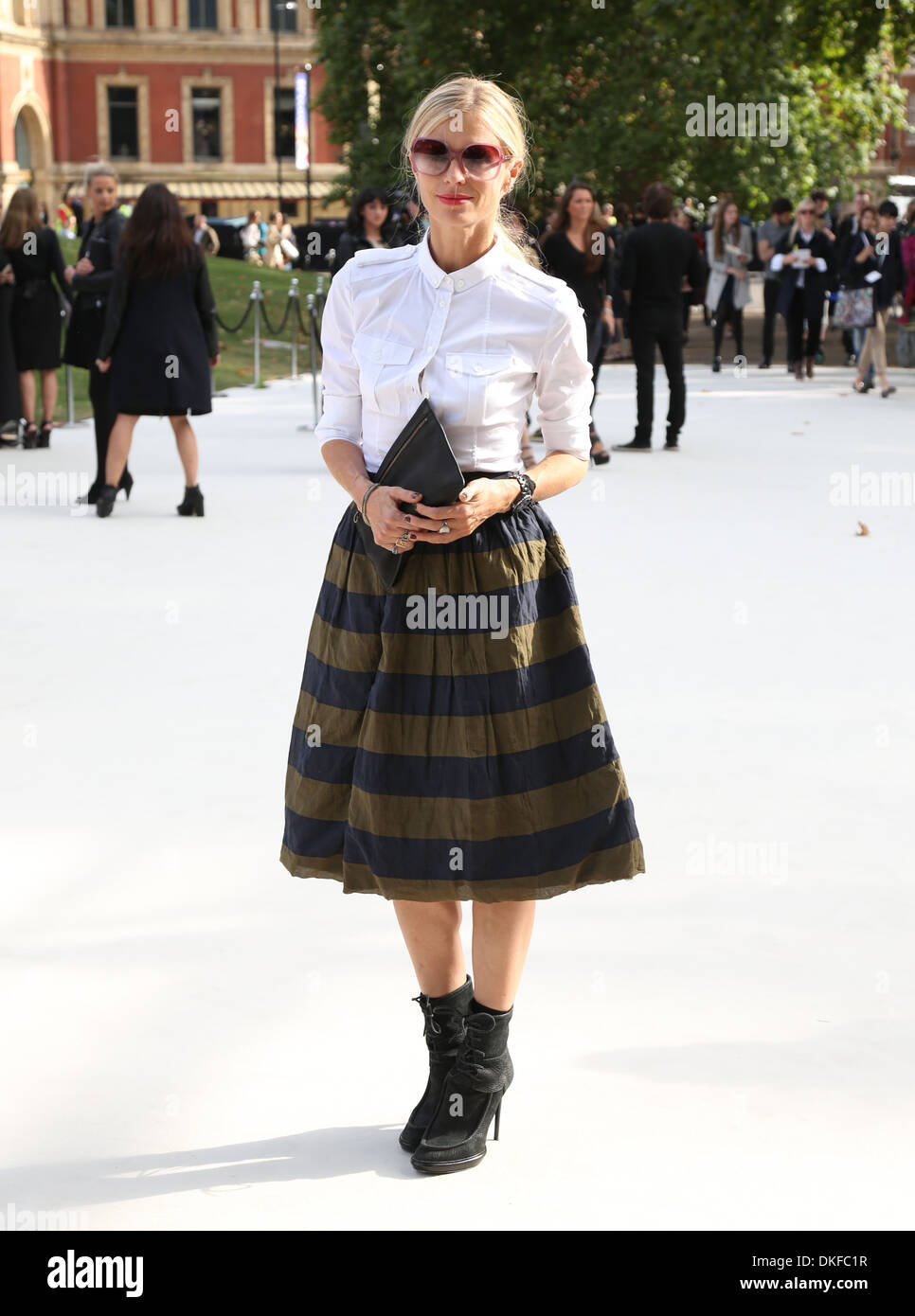 Laura Bailey London Fashion Week Spring/Summer 2013 - Burberry ...