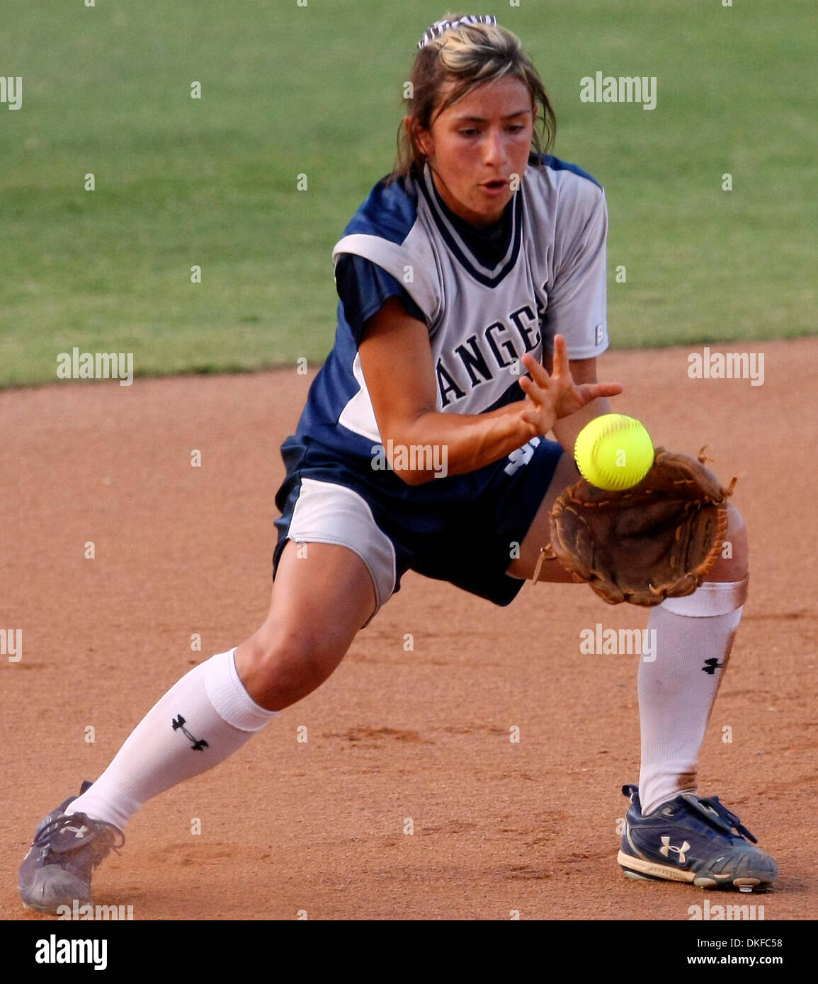 FOR SPORTS - Smithson Valley's Ashley Freeman fields a ball for an out ...