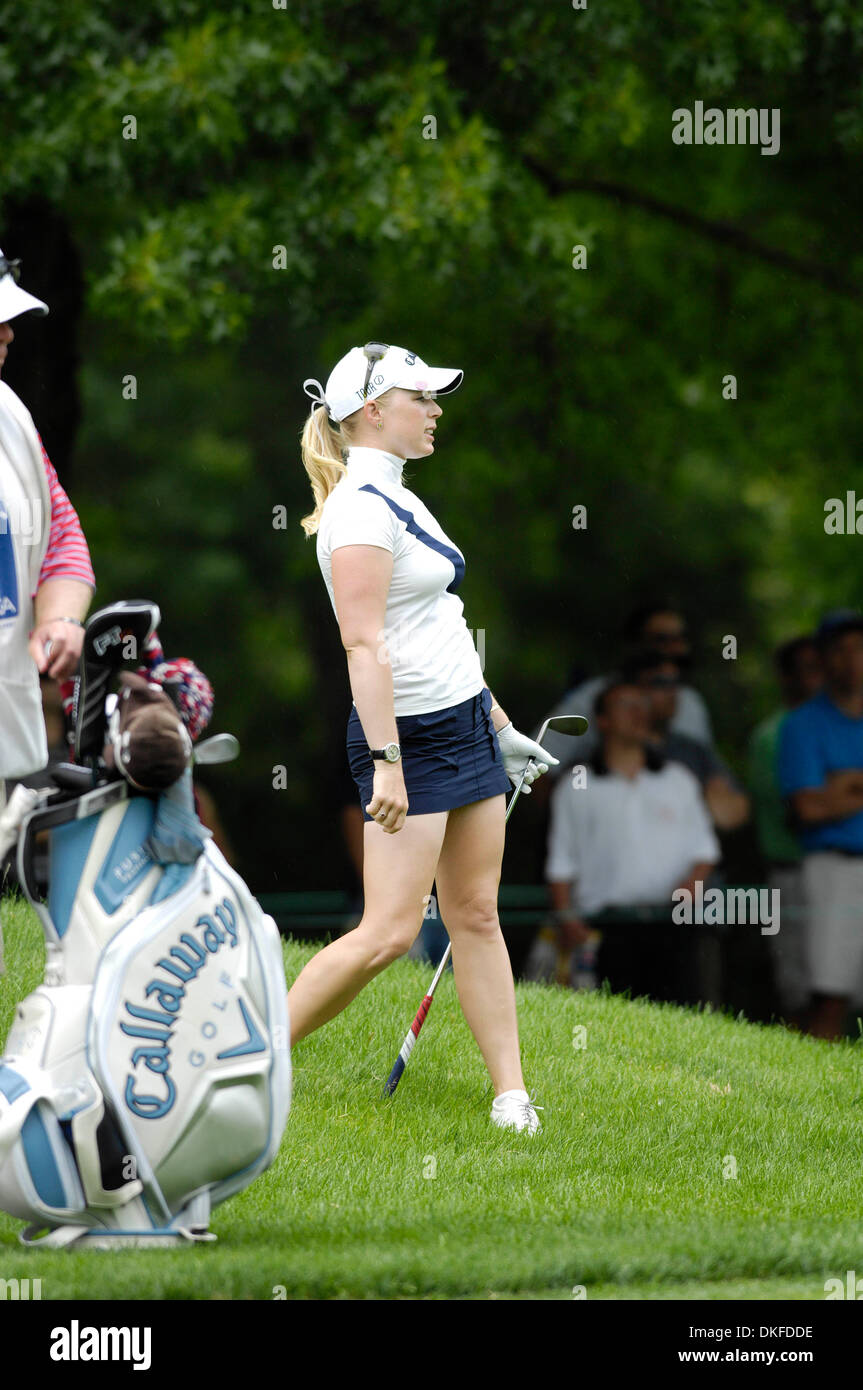 June 28, 2009: Morgan Pressel at the Wegmans LPGA 2009 golf tournament ...