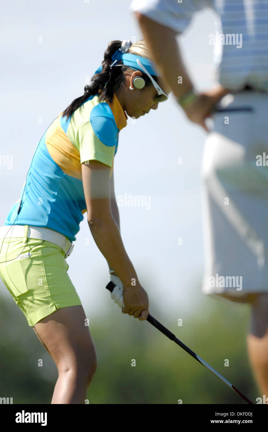 June 28, 2008: Jennifer Rosales at the Wegmans LPGA 2009 golf ...