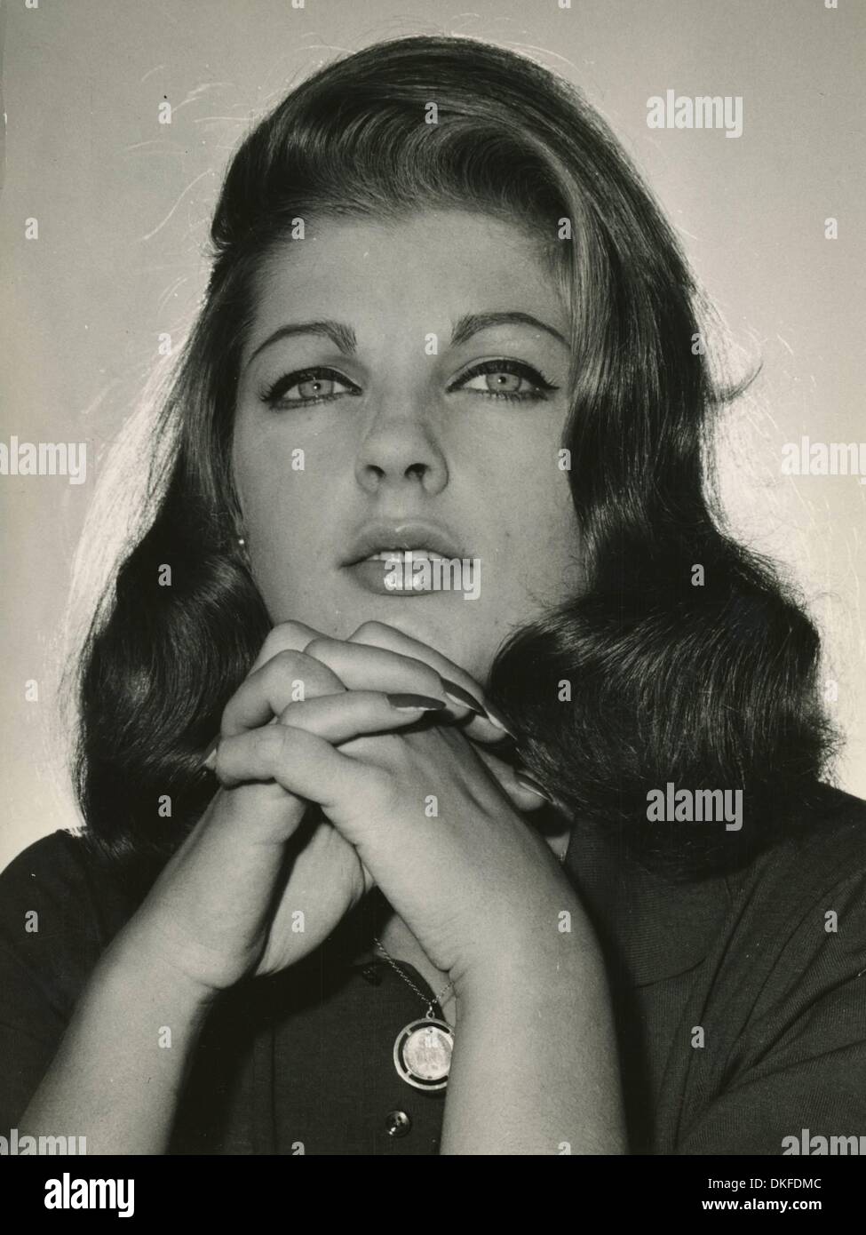 Oct 17, 1962 - Rome, Italy - Model MALISE MENZIES at her home on the ...
